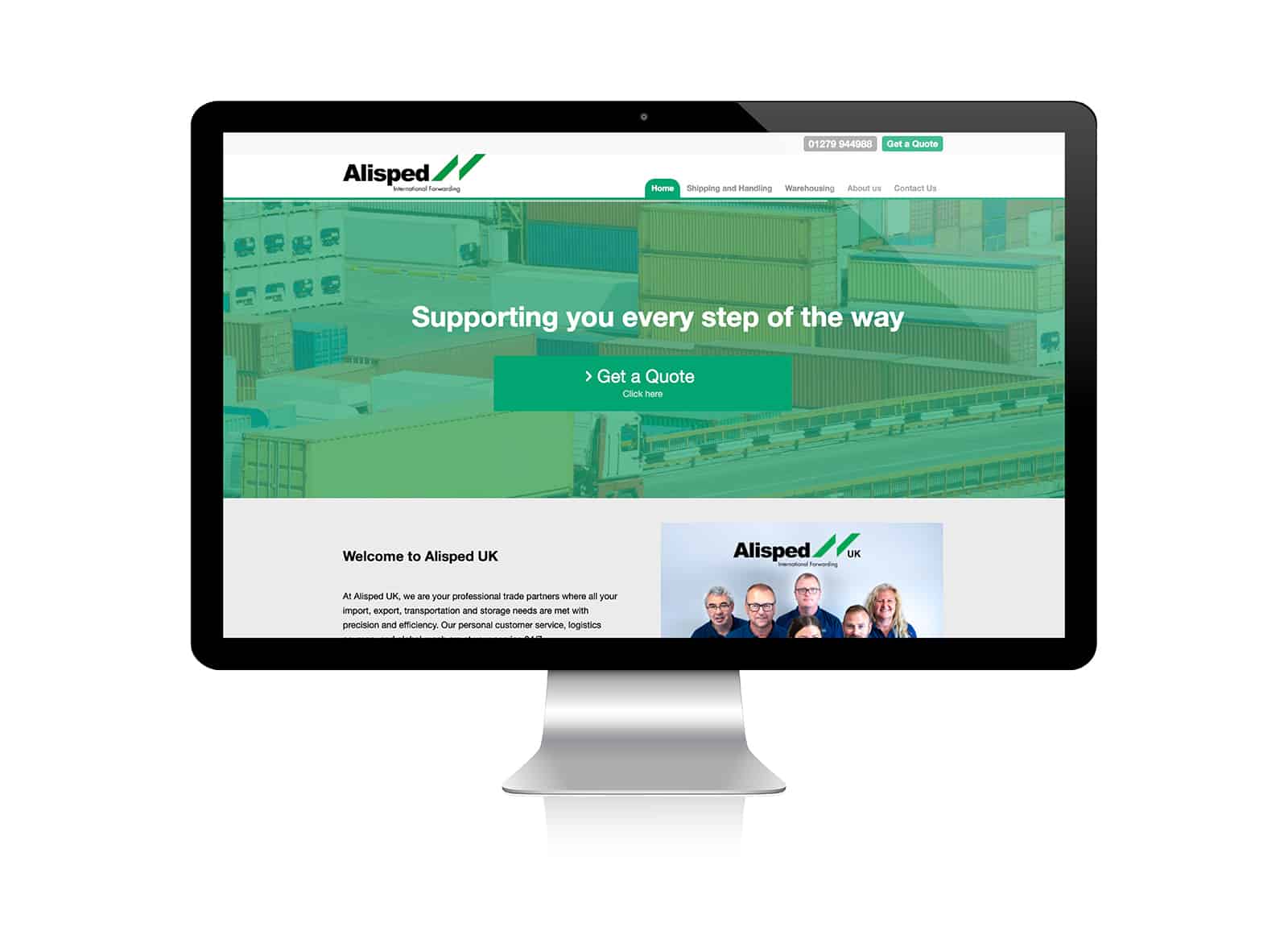 Alisped Freight Wordpress Website - JAS Digital